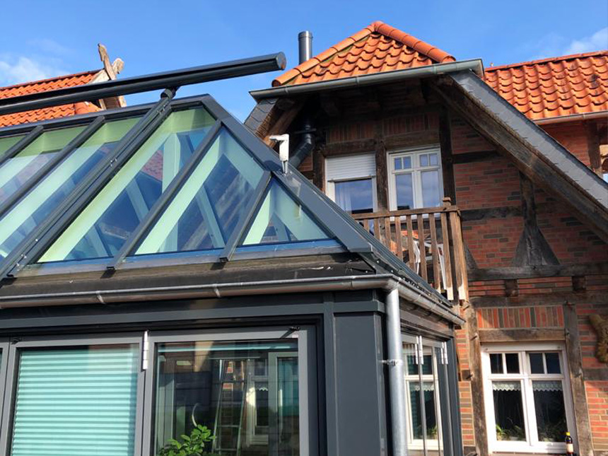 Wintergarten selbermachen, Holzwintergarten selber bauen, selbstb